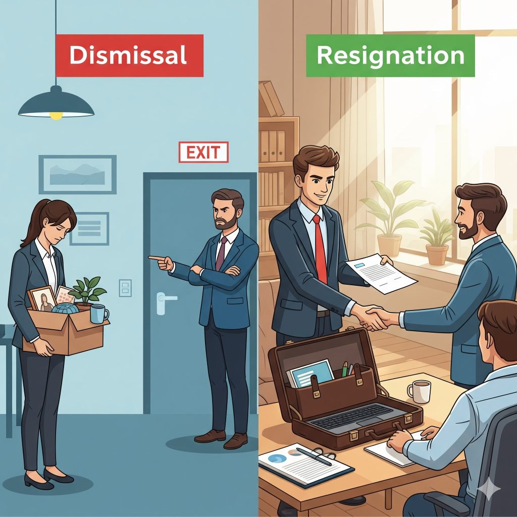 Dismissal vs Resignation: Key Differences and Employer Responsibilities ...